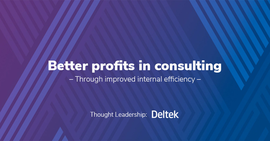 Growing consulting profitability through improved internal efficiency ...